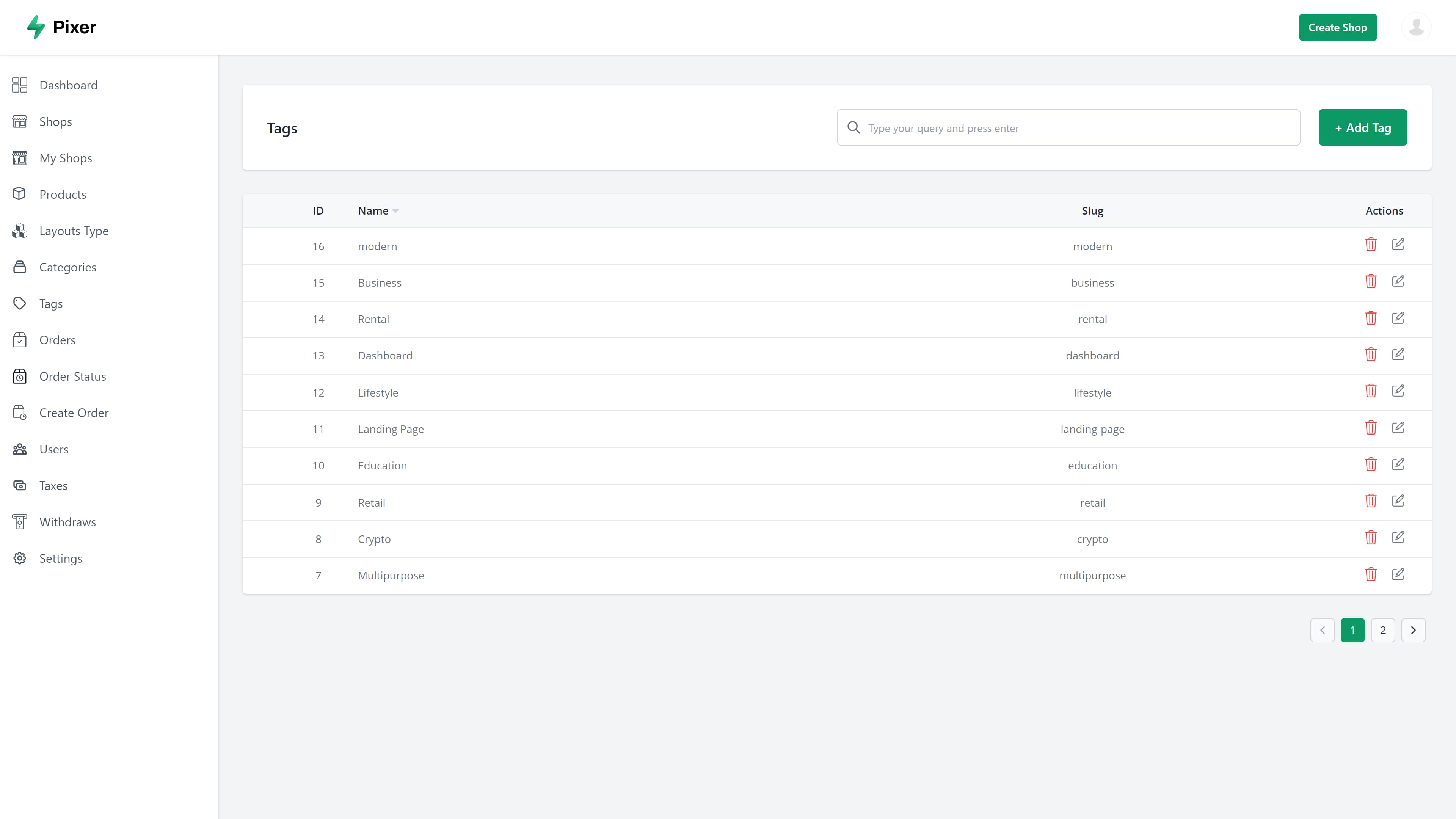 Pixer - React Laravel Multivendor Digital Marketplace by redqteam